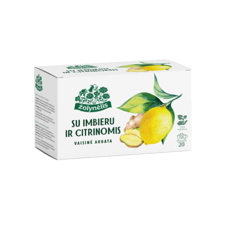 Vasaros skonis arbata su imbieru ir citrinomis ŽOLYNĖLIS | Onelife.lt