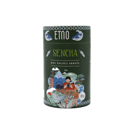 Sencha, biri žalioji arbata, ETNO, 80 g
